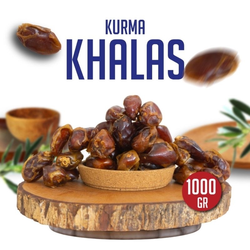Jual KURMA KHALAS 1KG PREMIUM | Shopee Indonesia