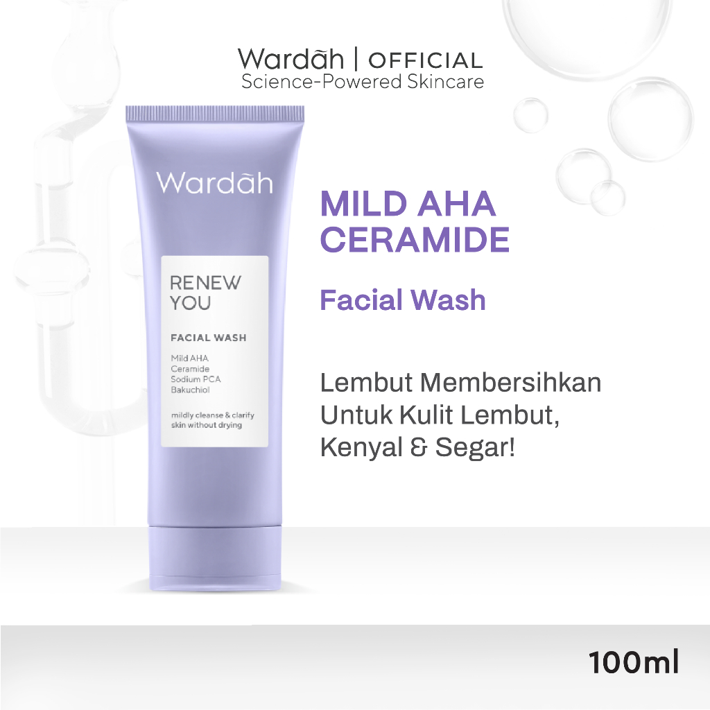 Jual Wardah Renew You Anti Aging Facial Wash 100 ml Twinpack ...