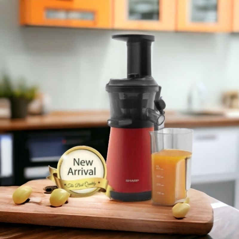 Jual Slow Juicer Sharp EJ C20Y RD / EJC20YRD 0.8 Liter 150 Watt ...