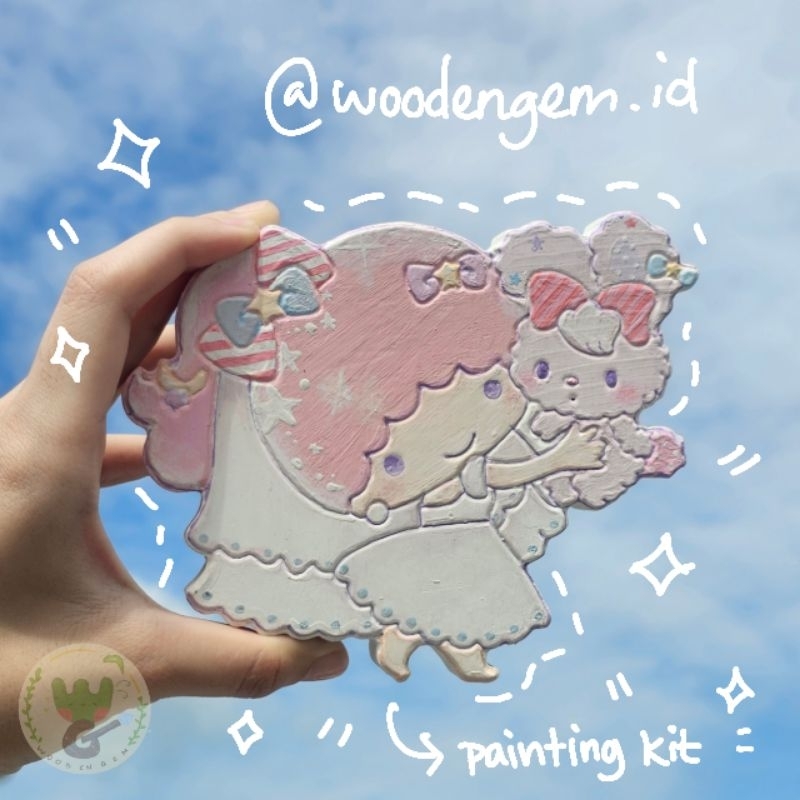 Jual DIY Wood Character Painting Kit Melukis Kayu Karakter Mainan Anak ...