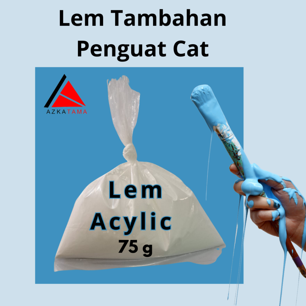 Jual Azkatama Paint Lem Acrylic Lem Tambahan Penguat Cat Tembok Dan ...