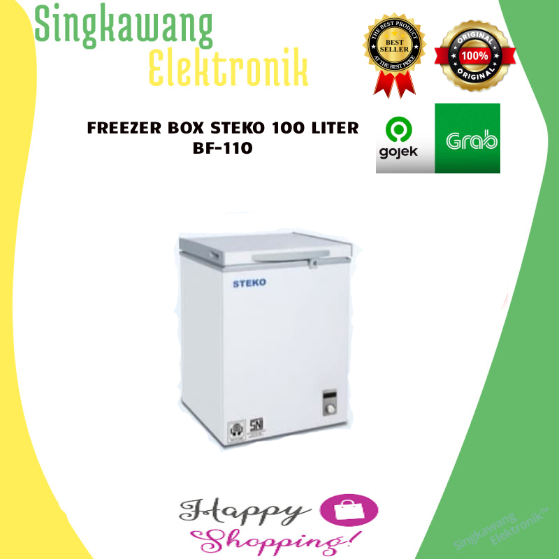 Jual FREEZER BOX STEKO 100 LITER BF-110 HEMAT LISTRIK 95 WATT | Shopee ...