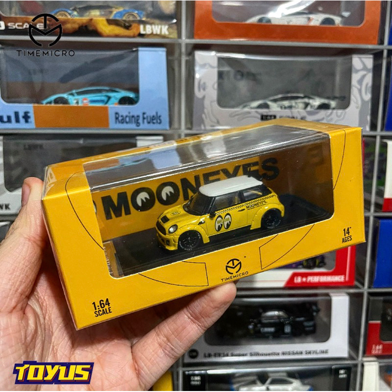 Jual Time Micro - Mini Cooper Mooneyes Livery Yellow | Shopee Indonesia