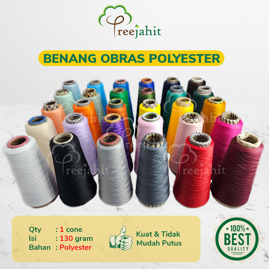 Jual Benang Obras Polyester 130 gram | Shopee Indonesia