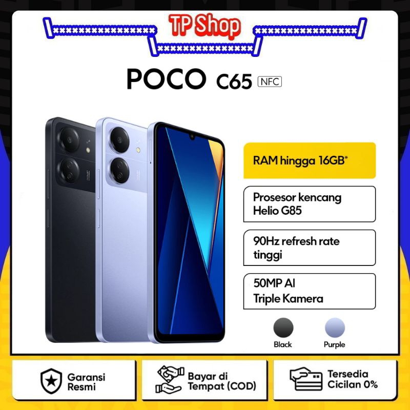 Jual XIAOMI POCO C65 NFC [6/128] [8/256] GARANSI RESMI | Shopee Indonesia
