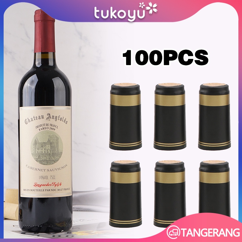 Jual Segel Tutup Botol Plastik Premium Wine 30mm 100pcs/Heat Shrink ...
