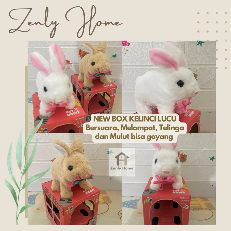 Jual Zen 025- TERBARU Mainan Boneka Kelinci Bisa Bergerak Dan Bersuara ...