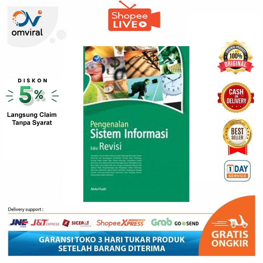 Jual Buku Ilmu Komputer - Pengenalan Sistem Informasi Ed. Revisi Abdul Kadir Penerbit Andi ...