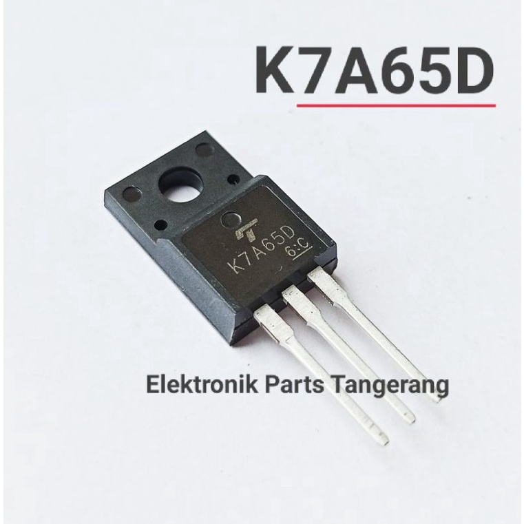 Jual Diskon TRANSISTOR K7A65D GRADE A K7 A65D K 7A65D MOSFET K7A65D ...