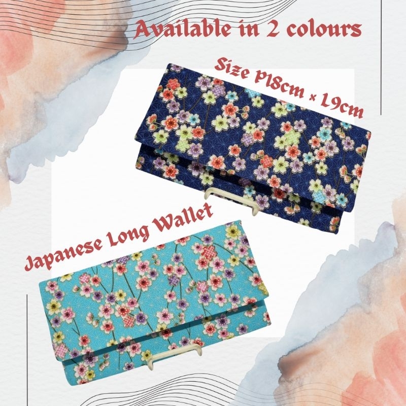 Jual HANDMADE JAPANESE LONG WALLET COTTON FABRIC/DOMPET PANJANG KAIN ...