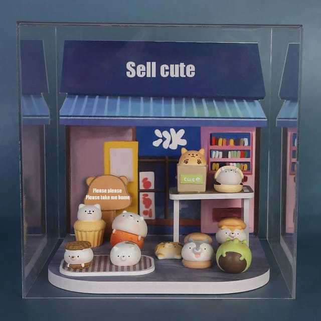 Jual PAJANGAN BLIND BOX CUTE TOKO ROTI ECER | Shopee Indonesia