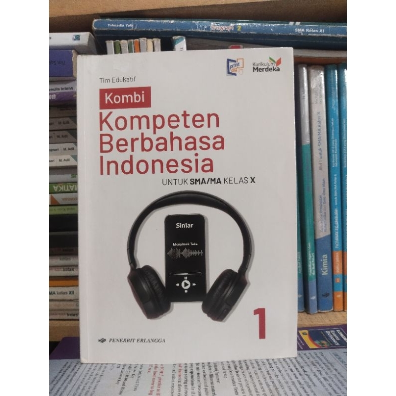Jual BUKU BAHASA INDONESIA/KOMBI/KOMPETEN BERBAHASA INDONESIA KELAS 10 ...