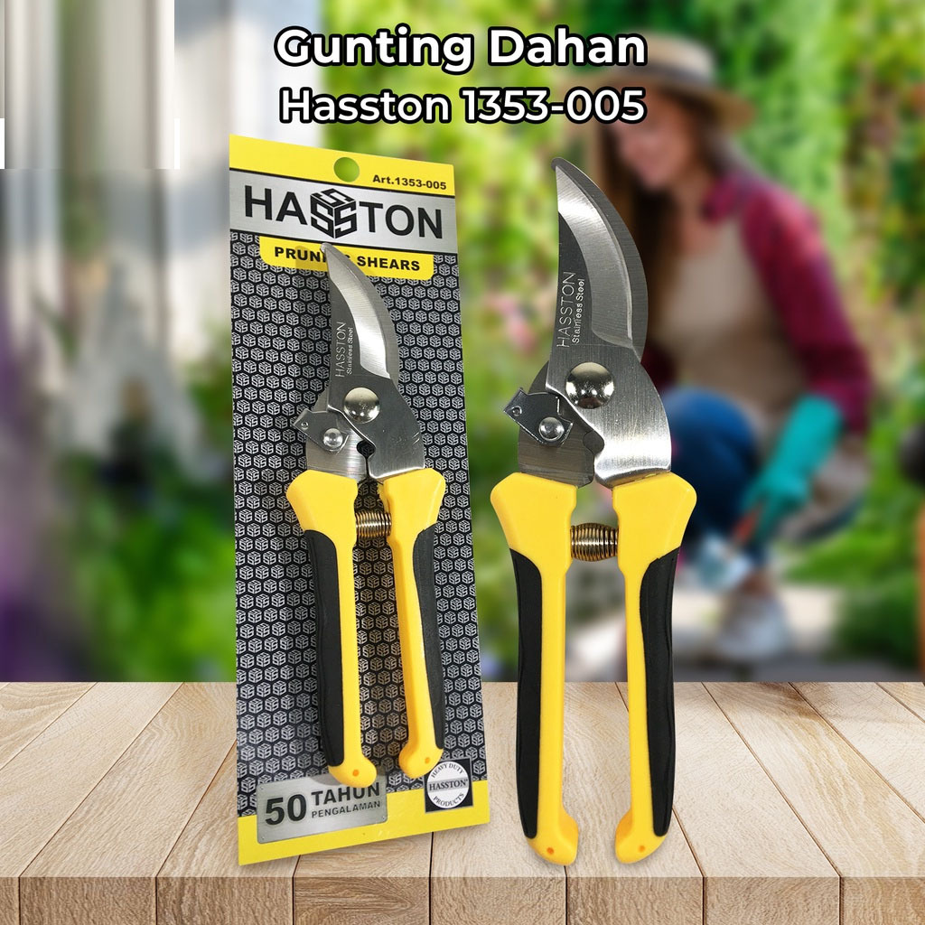 Jual NEW HASSTON PROHEX Original Gunting Bengkok Stainless Steel Alat Potong Dahan Ranting Bunga ...