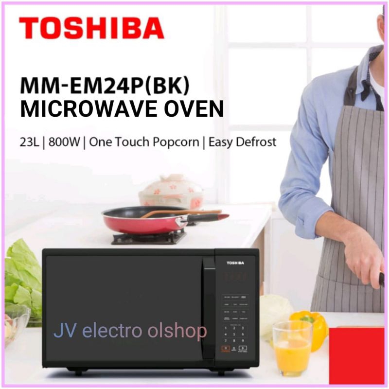 Jual Toshiba Microwave MM-EM24P(BK) 23 Liter / Microwave Toshiba ...