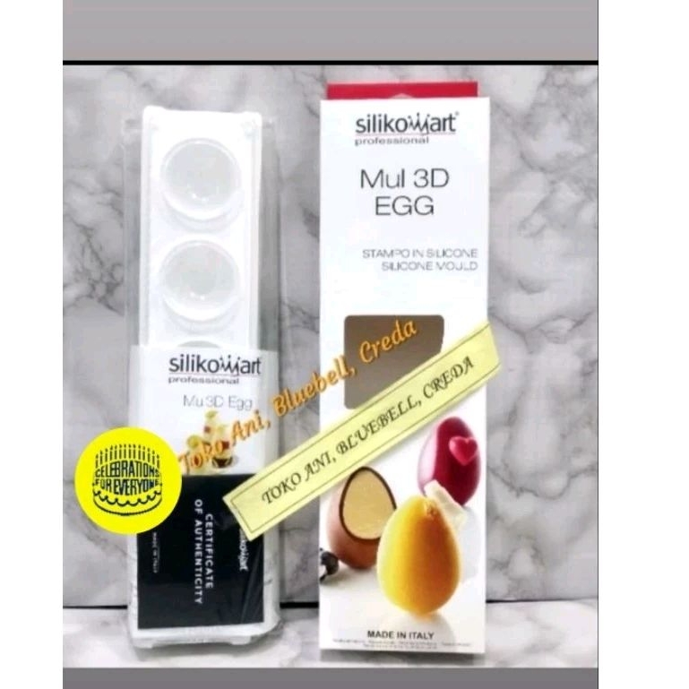 Jual Silikomart Silicone Mold 3D Egg 100ml , Set of 3 , ∅ 5cm H 7.3cm ( MUL3D-EGG ) | Shopee ...