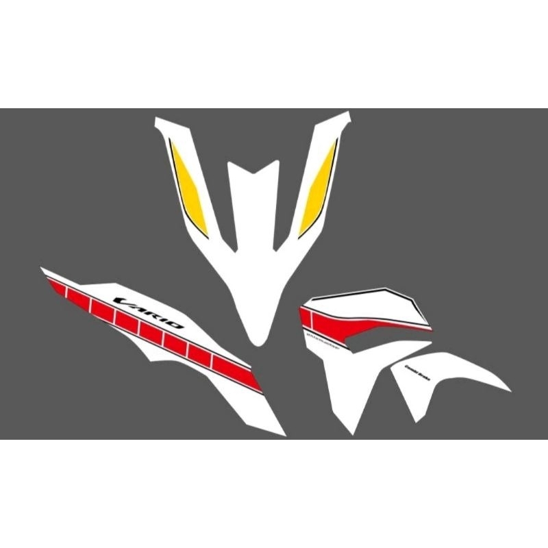Jual Striping Sticker Vario new led 125i gen 2 transparan | Shopee ...