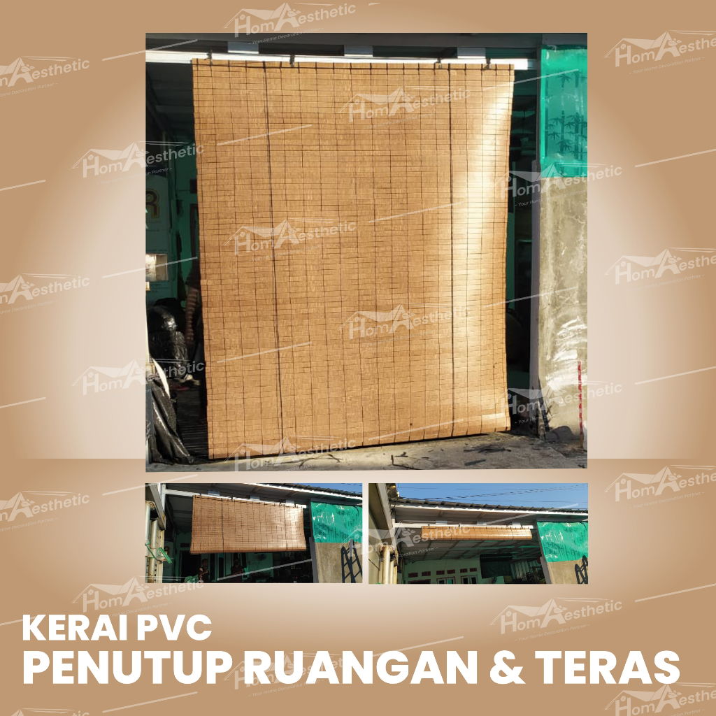 Jual Kerai Penutup Garasi Tirai Gulung Outdoor PVC Penutup Ruangan ...