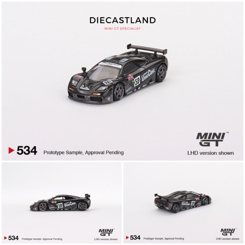 Jual Mini GT #534 McLaren F1 GTR #59 1995 Le Mans 24Hr Winner MGT00534 ...