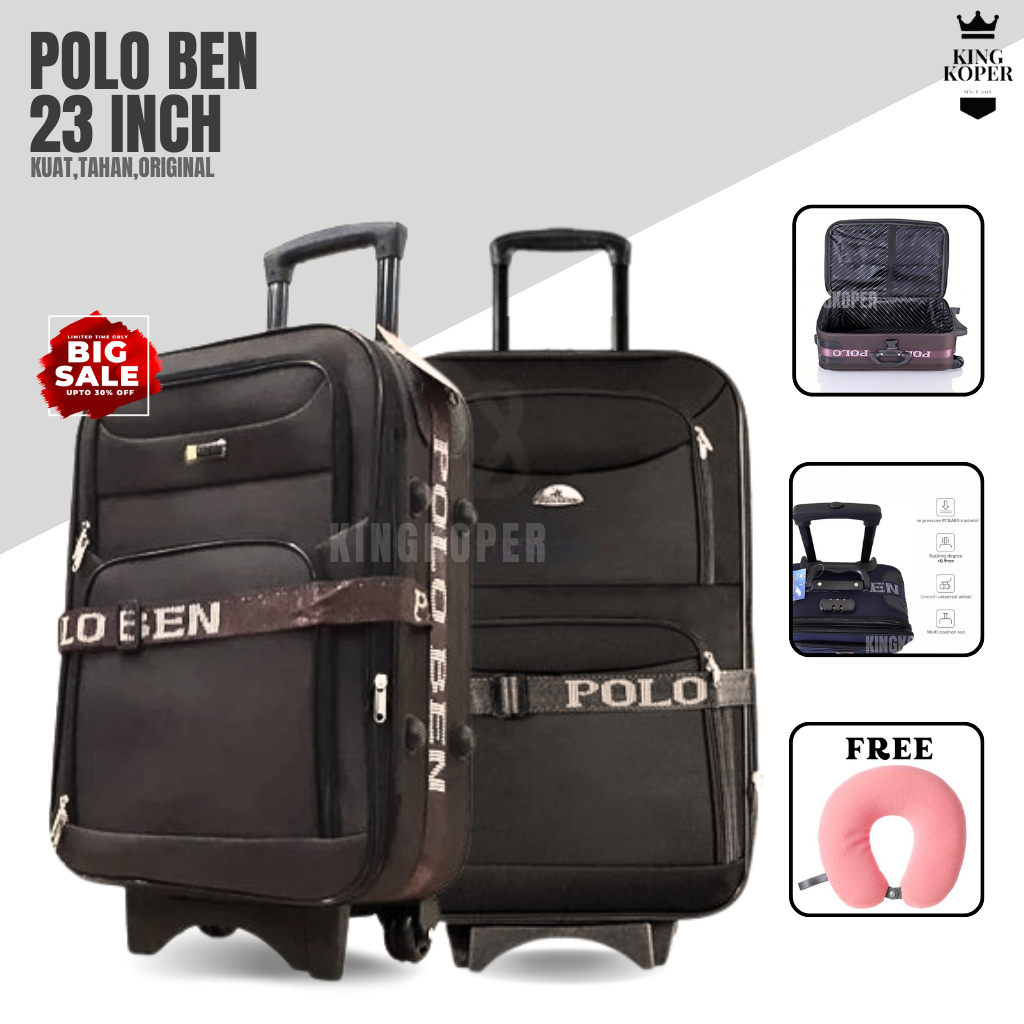 Jual Koper Polo 23 inch Polo - koper kain - koper bagasi - koper murah ...