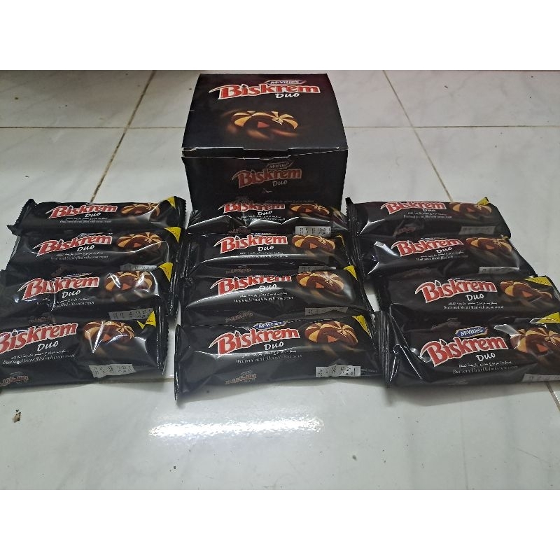 Jual BISKREM DUO BISKUIT ISI COKLAT ASLI MESIR ENAK | Shopee Indonesia