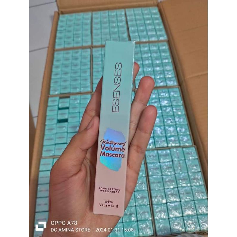 Jual KEMASAN BARU Exp 2026 || ESENSES Mascara WaterProof Maskara esens ...