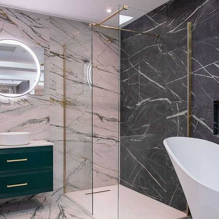 Jual WALLPAPER DEKORASI DINDING MOTIF MARMER/ MARBLE PVC SERIES 1,22 M ...