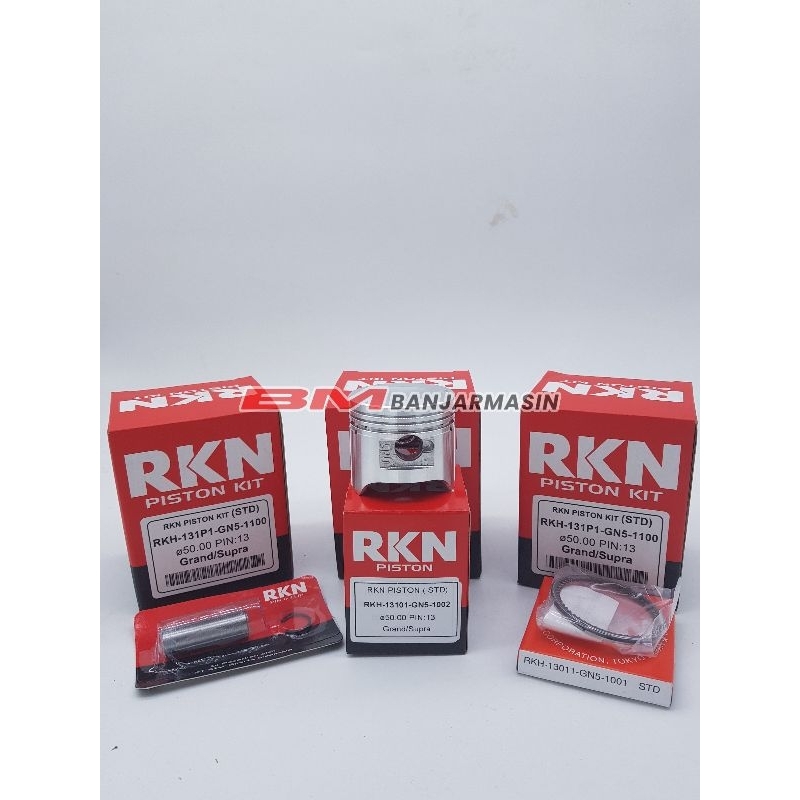 Jual RKN PISTON KIT GRAND/SUPRA STD,25,50,75,100,125,150,175,200 ...