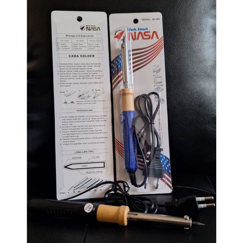 Jual Solder Kayu Nasa 40 Watt NS-900 | Shopee Indonesia