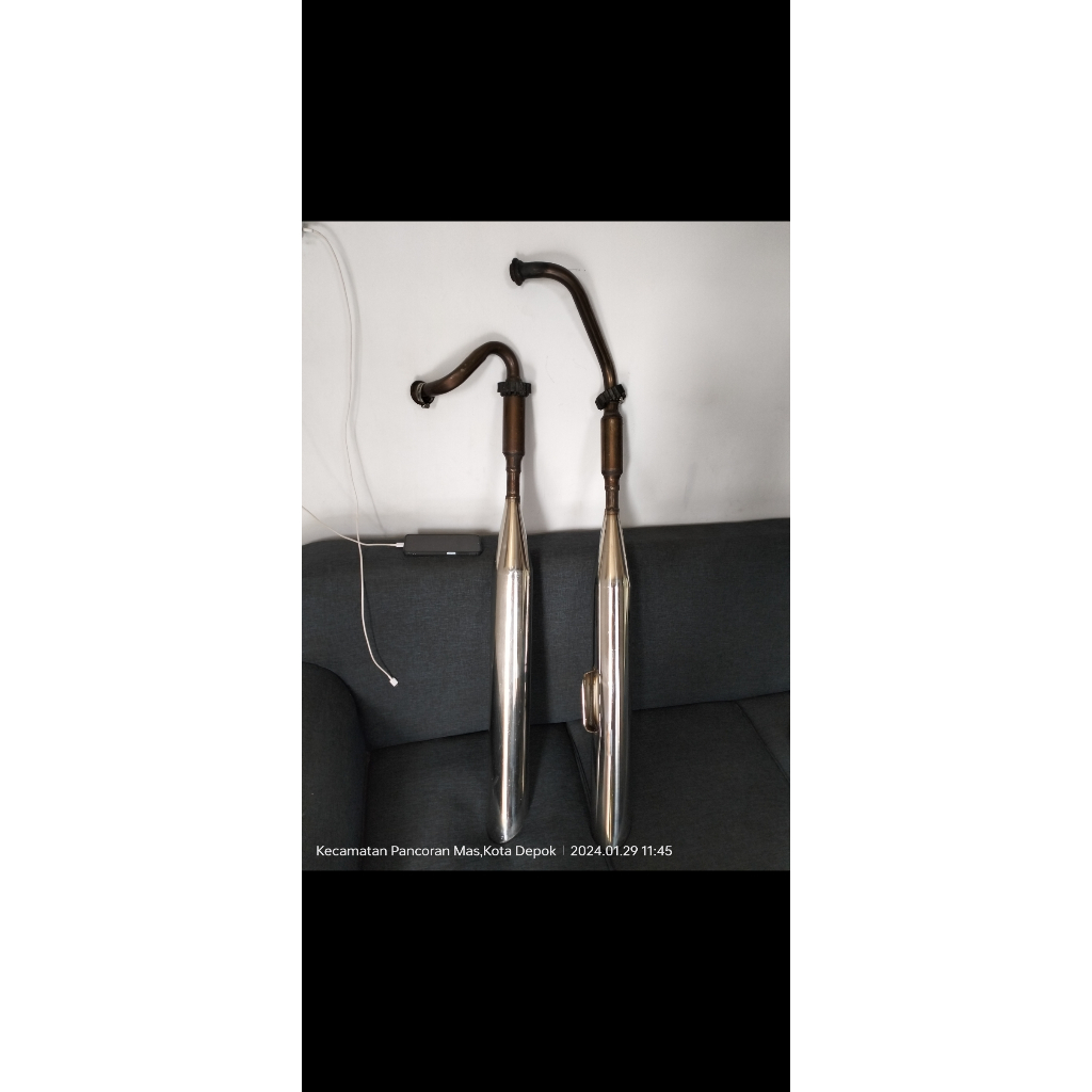 Jual Knalpot model moge SM V16 harley Davidson moge costum bekas sesuai ...