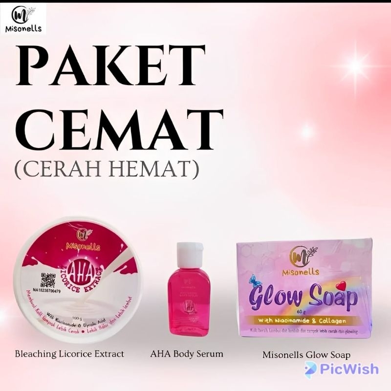 Jual Misonells Bleaching Licorice Extract aha isi 100gr baca deskripsi ...