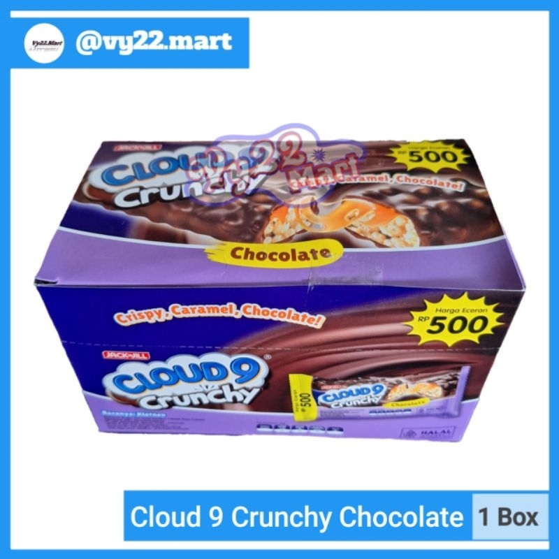Jual Jajan Cloud9 Crunchy Chocolate isi 24 pcs | Shopee Indonesia