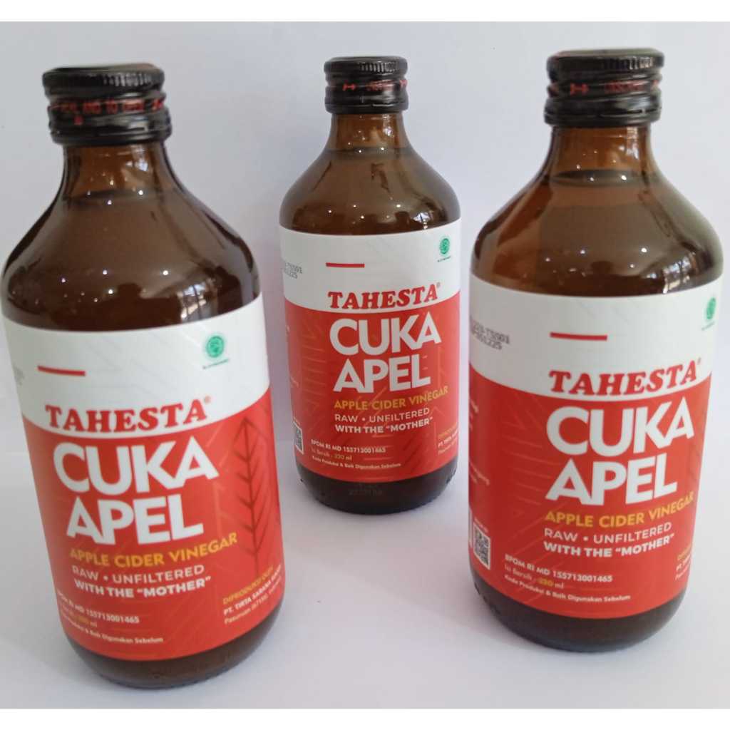 Jual Cuka Apel Tahesta 320 ml ORIGINAL | Shopee Indonesia