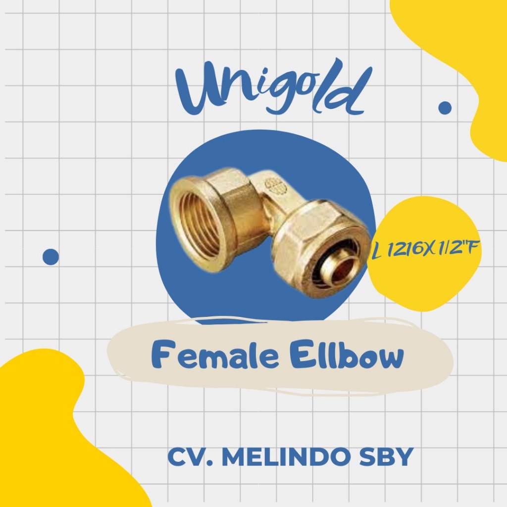 Jual Fitting Unigold Elbow drat dalam Fitting Pipa Air Panas dan Dingin ...