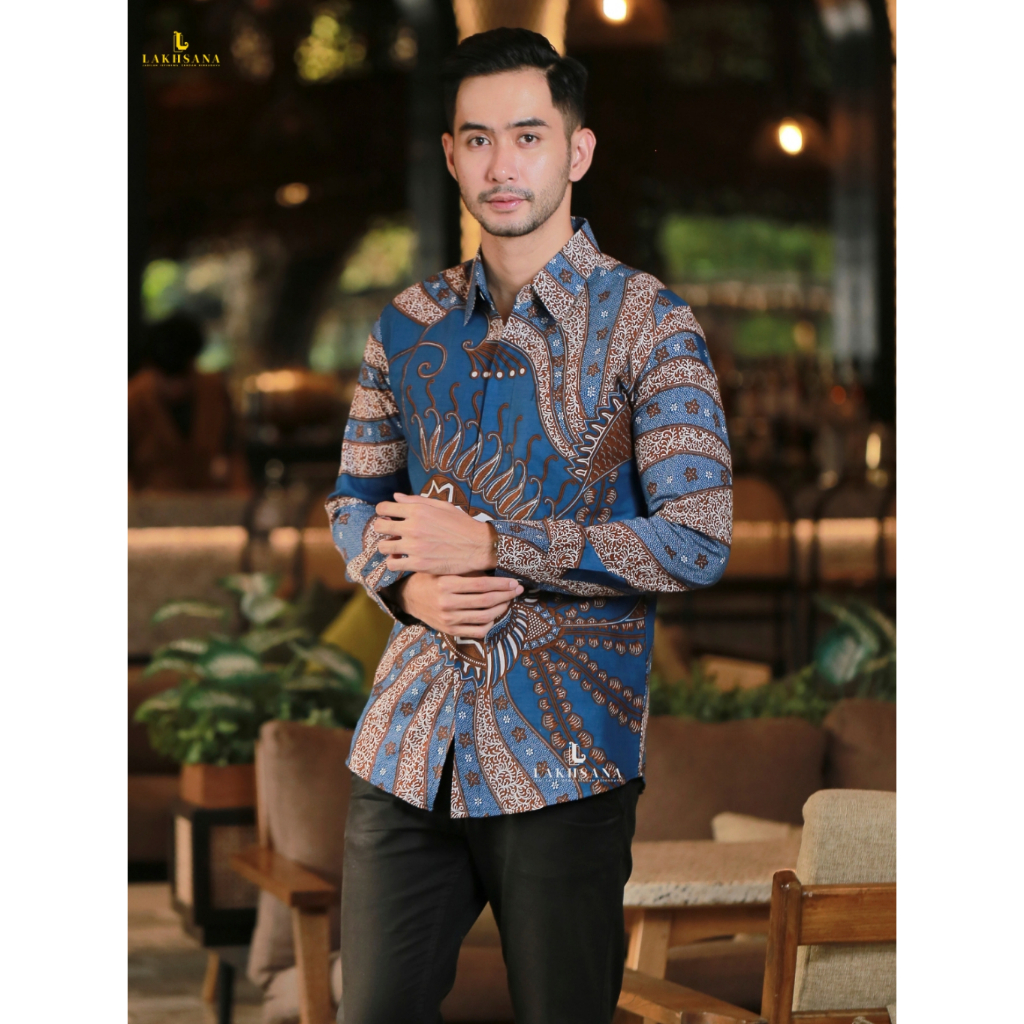 Jual Lakhsana Batik Aruna - Kemeja Batik Premium Slimfit Lengan Panjang ...