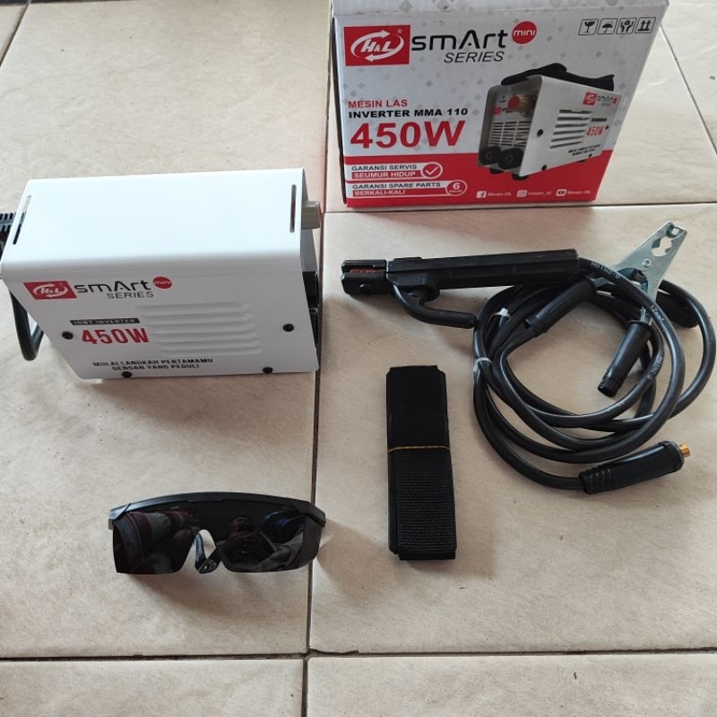 Jual Mesin Travo Las Listrik Inverter Welding 450W 450 W Watt H&L Mini Smart Series MMA 110 ...