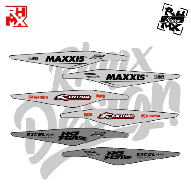 Jual stiker swing arm KTM dan swing arm aprilia bahan maxdecal kiri ...