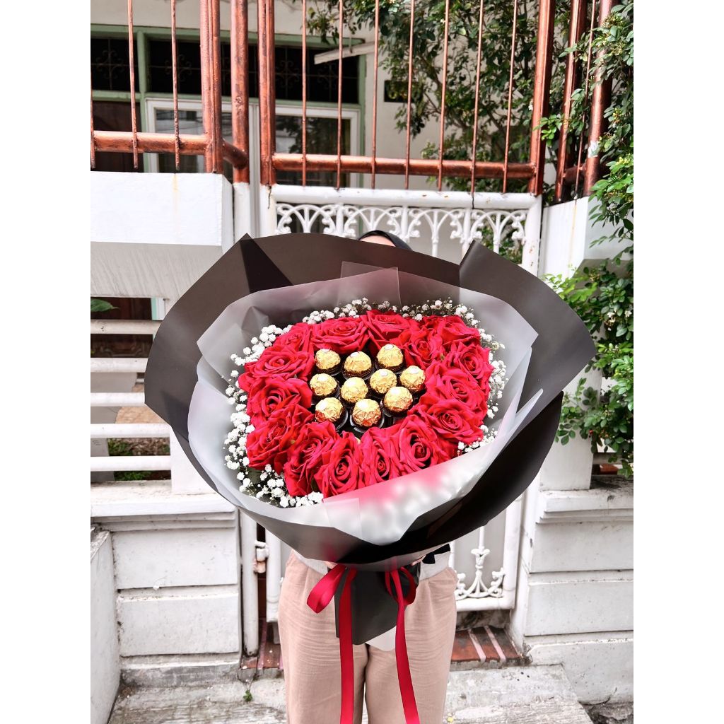 Jual CHOCOLATE BOUQUET LARGE SIZE - BUKET SNACK COKLAT BUKET SNACK ...