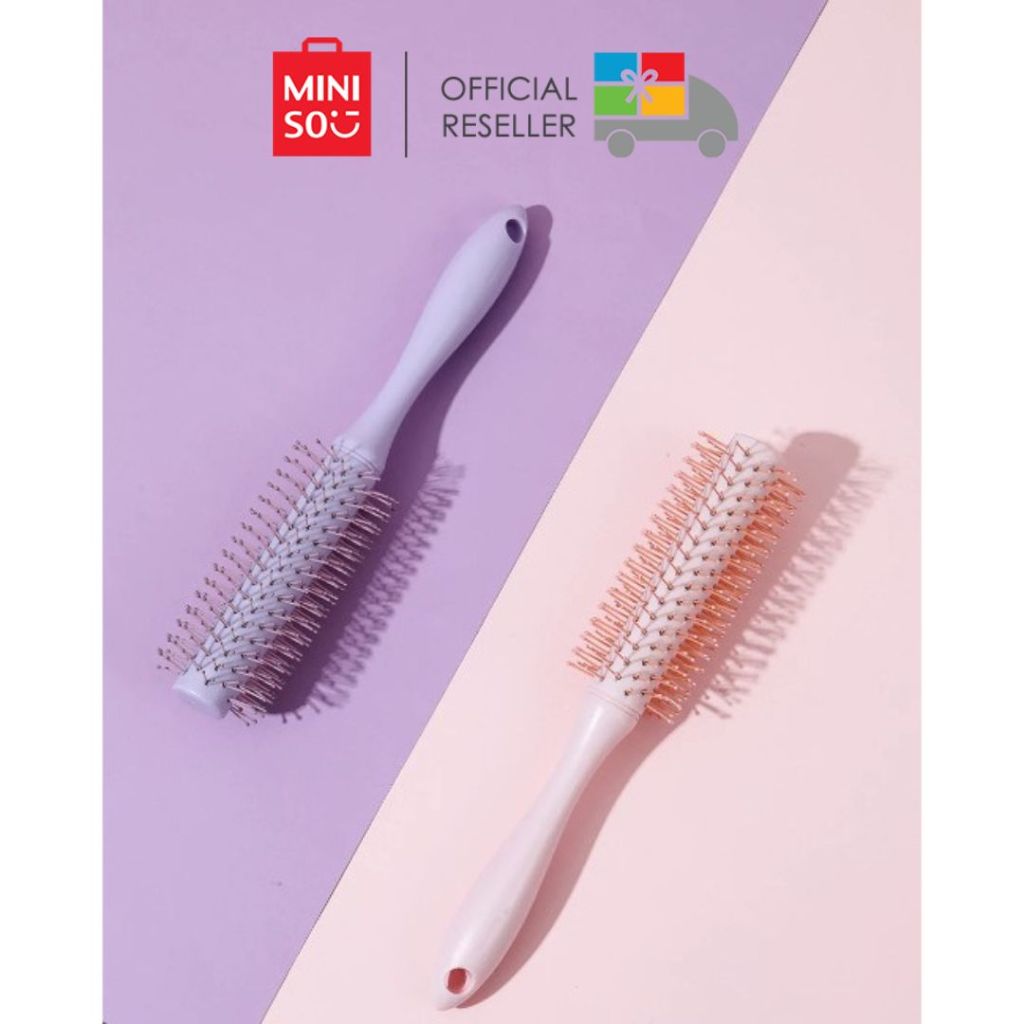 Jual Miniso Sisir / Cream Series Curling Hair Brush | Shopee Indonesia