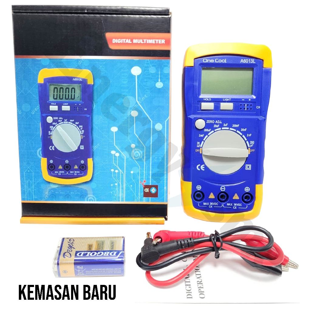 Jual ALAT UKUR KAPASITOR AC/TESTER KAPASITOR/MULTIMETER DIGITAL ...