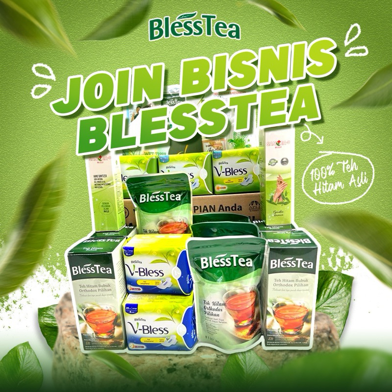 Jual PAKET BISNIS MEMBER Teh Hitam Blesstea | Shopee Indonesia