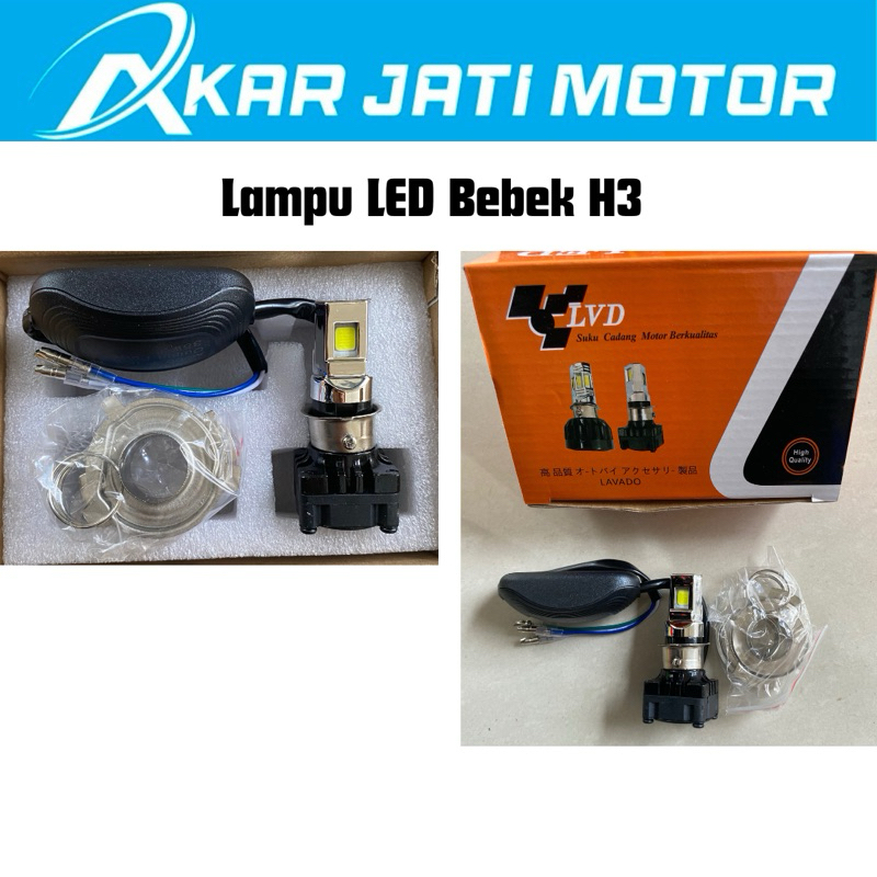 Jual Lampu Motor 3 LED Lampu LED 3 Mata All Motor Sport | Shopee Indonesia