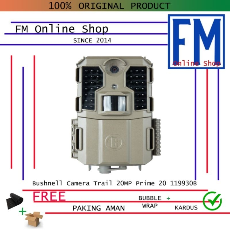 Jual Bushnell Trophy Cam Prime L20 Tan Low Glow 20MP Camera Trap Tipe ...