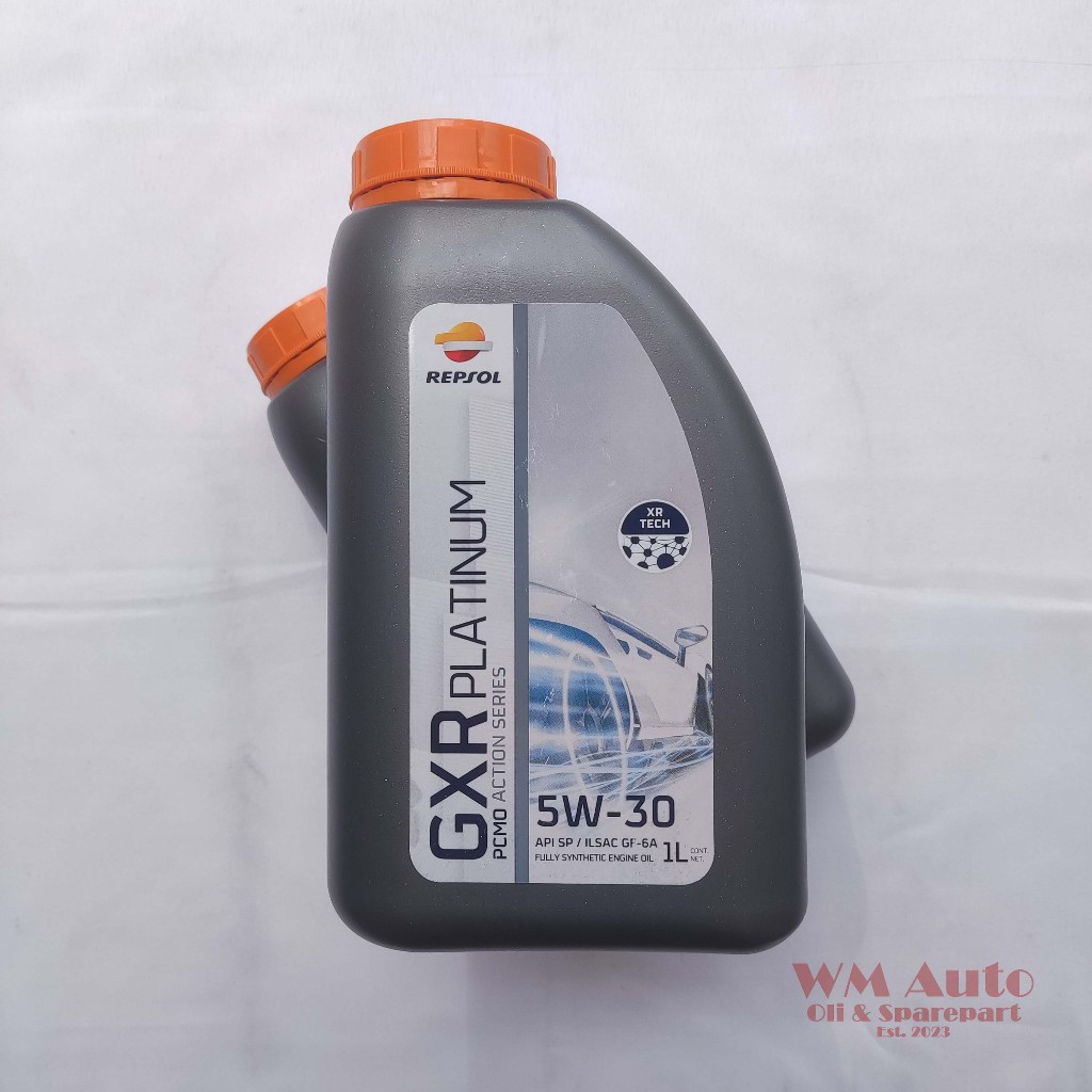 Jual Oli Mesin Repsol GXR Platinum 5W-30 5W30 API SP/ILSAC GF-6A 1L ...