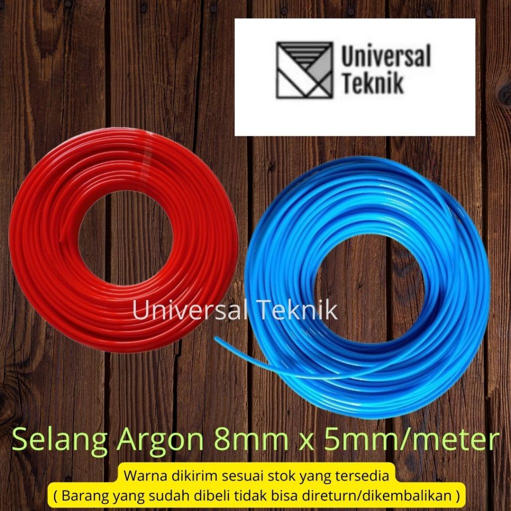 Jual Selang Argon Selang las Argon 8mm x 5mm/1 Meter | Shopee Indonesia