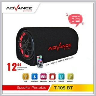 Jual SPEAKER ADVANCE T-105BT BLUETOOTH 12 INCH | Shopee Indonesia