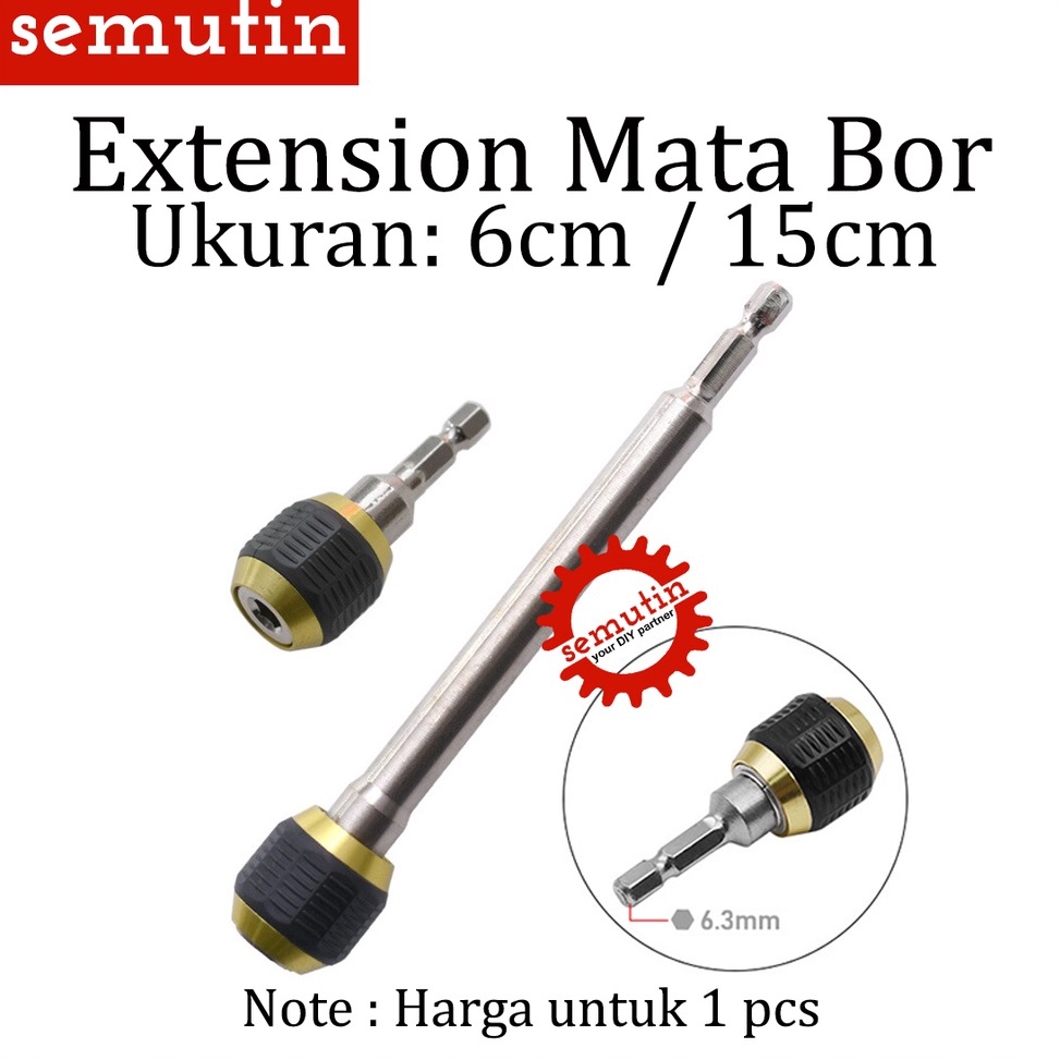 Jual Ymk Extension Mata Bor Quick Change Sambungan Adaptor Adapter Hex ...