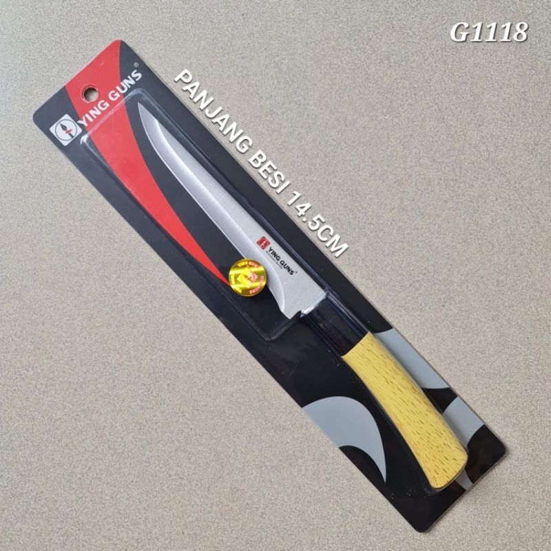 Jual Pisau Dapur Tulang YING GUNS Panjang Besi 14.5 CM G1118 | Shopee ...