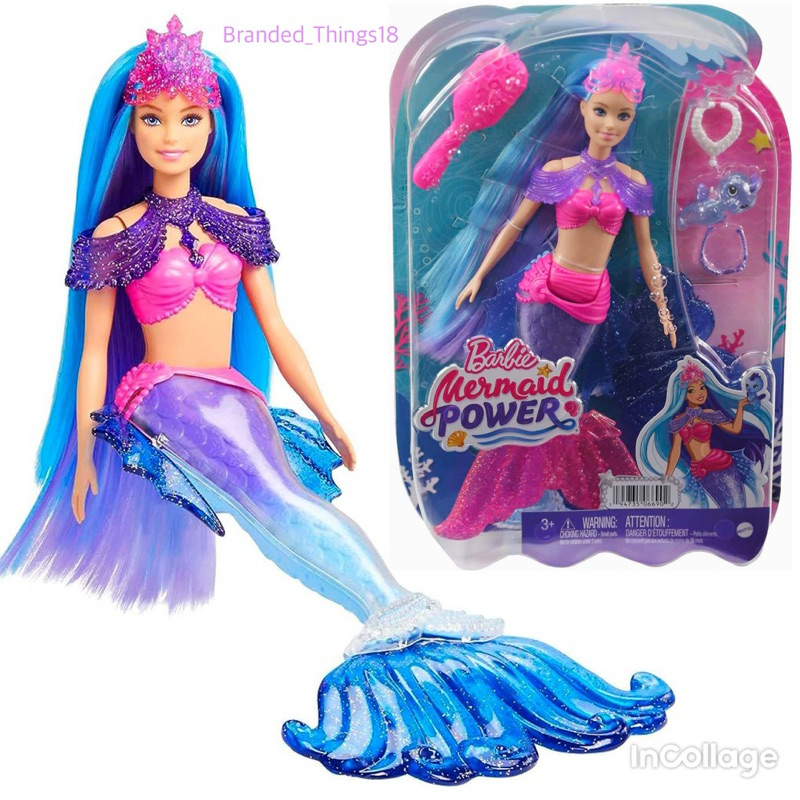 Jual Barbie Mermaid Power Changeable Tail Doll Princess Original Mattel ...