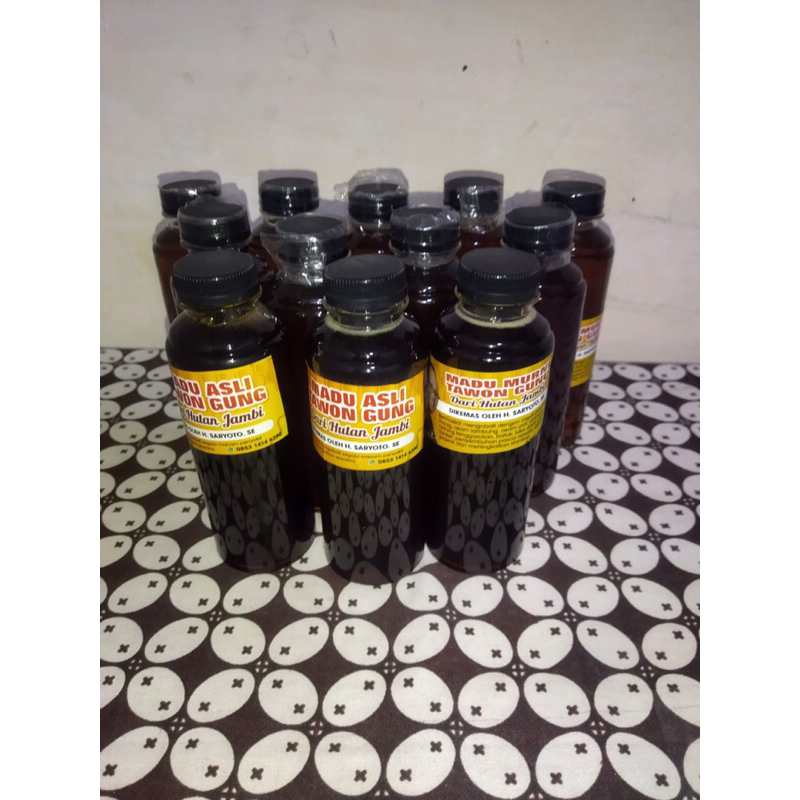 Jual MADU HITAM HUTAN LIAR JAMBI/ 350 ml TAWON Gung Asli Hutan Bukan ...