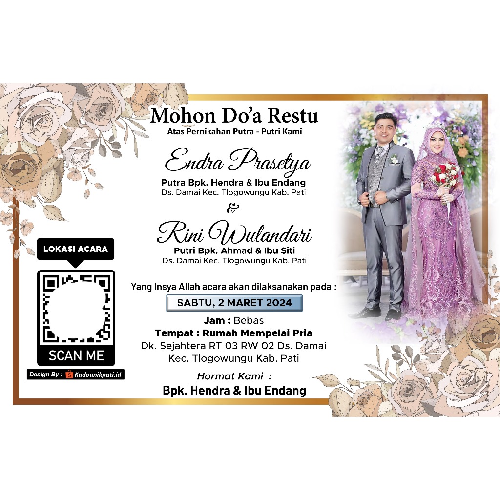Jual CETAK UNDANGAN BESEK | UNDANGAN SOROGAN | UNDANGAN PUNJUNGAN ...